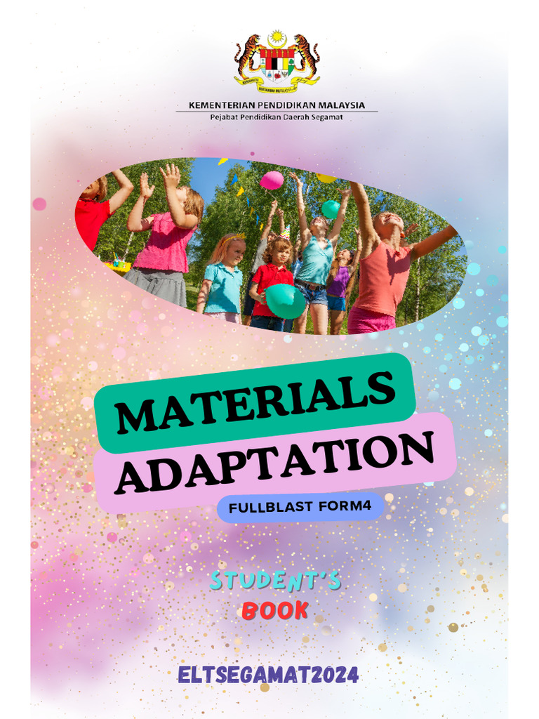 Materials Adaptation F4 Student's Book | PDF | Teachers | Social ...