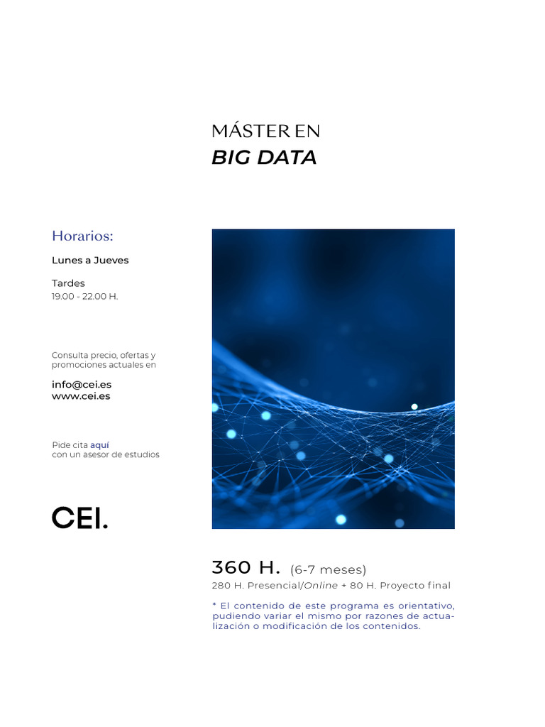 MASTER-EN-BIG-DATA | PDF | Big Data | No Sql