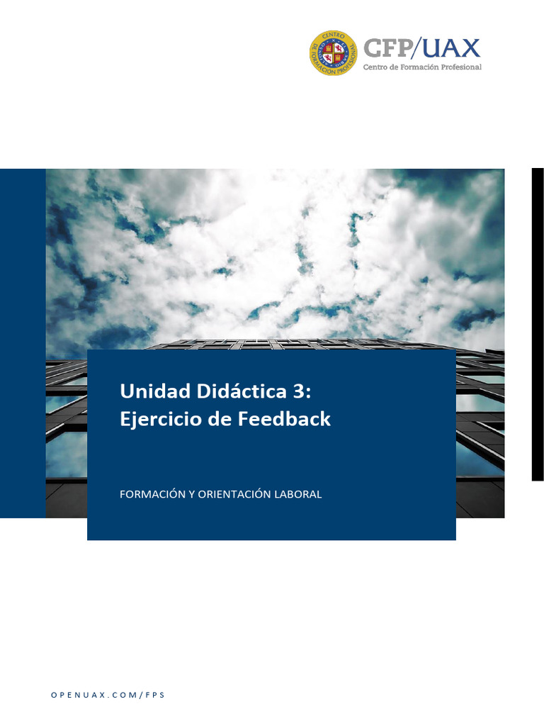 UD3 - Ejercicio Feedback - FOL | PDF