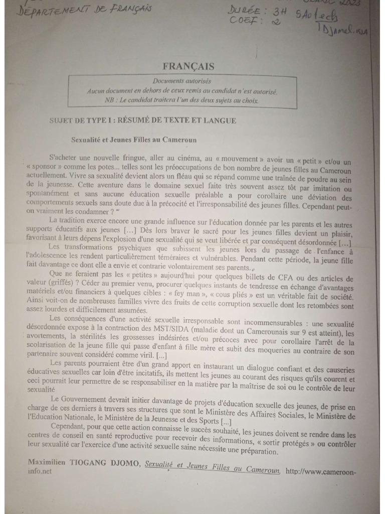 Saotech HGEC EST BLANC LT TIBATI | PDF