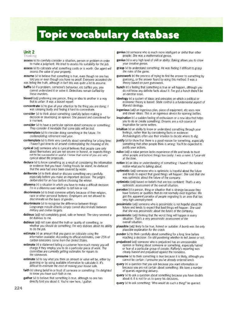 Vocab - PV - Idiom Database | PDF