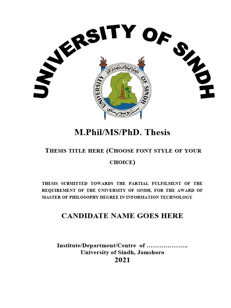 M.Phil Thesis in Information Technology | PDF | Thesis | Academic Degree