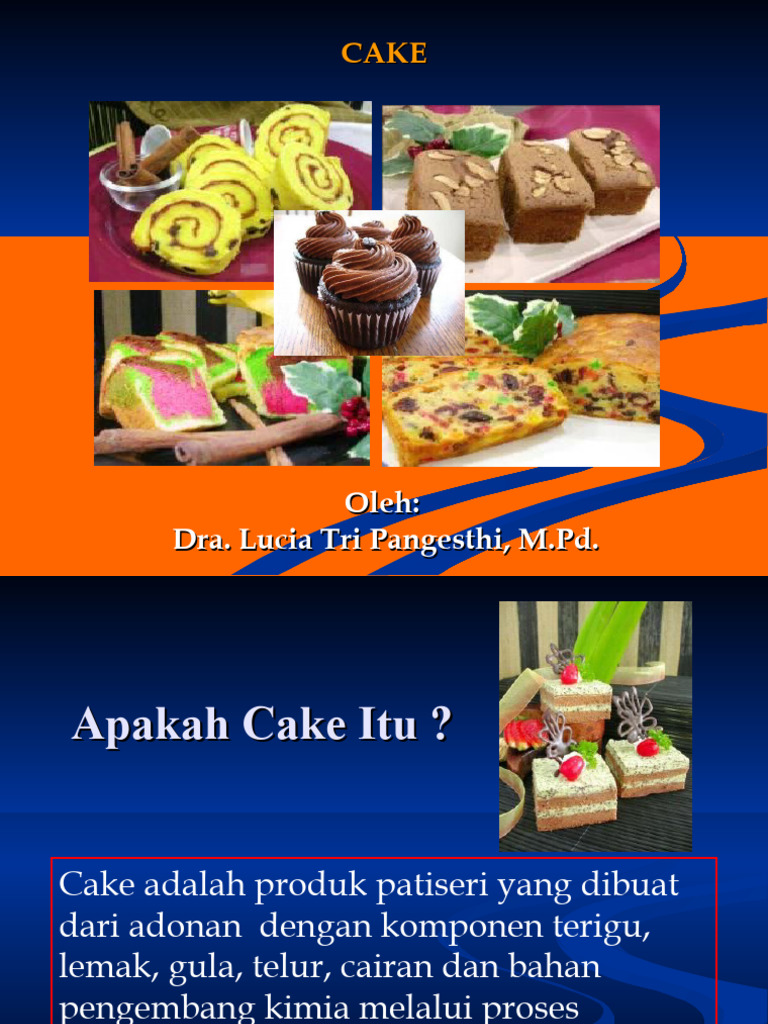 Materi Cake. | PDF