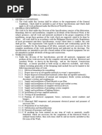 Electrical Specification PDF | PDF | Electrical Wiring | Specification ...