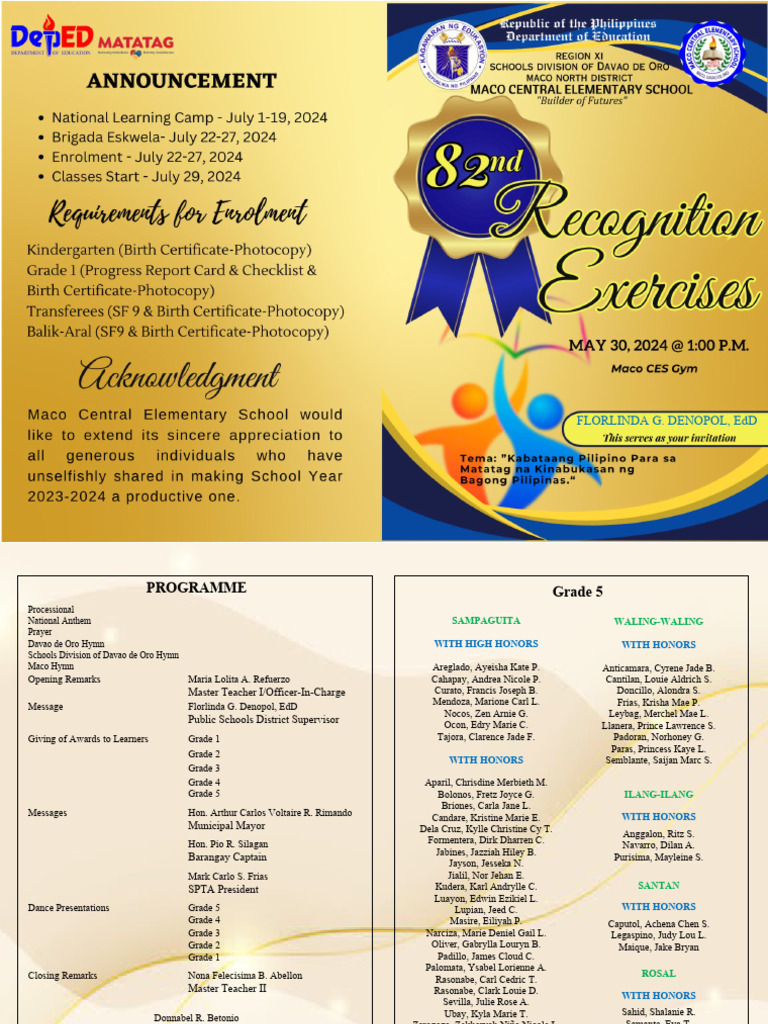 Program Recog 2024 | PDF