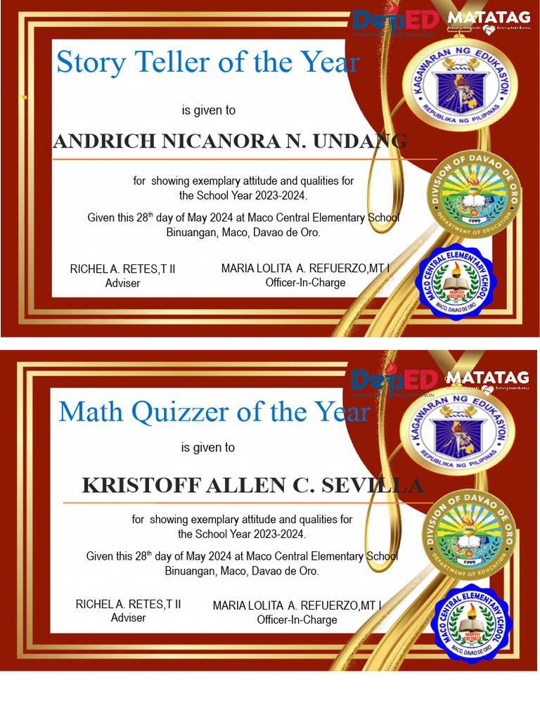 Cert For-Classroom-Based-Recognition | PDF