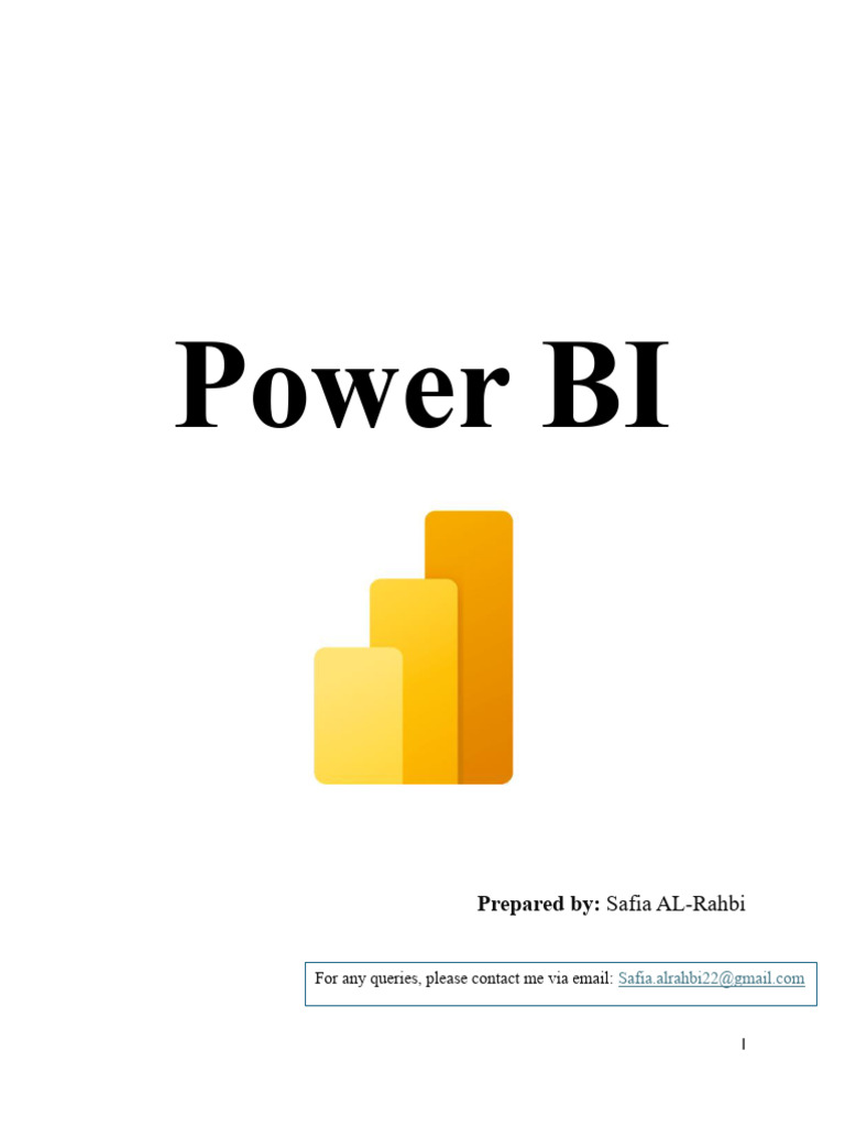 Power BI | PDF | Chart | Microsoft Excel