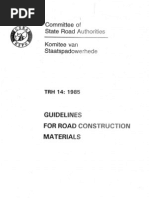 TRH14 Classification of Granular Materials, Gravels and Soils | PDF ...