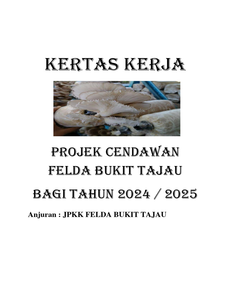 Kertas Kerja Projek Cendawan | PDF