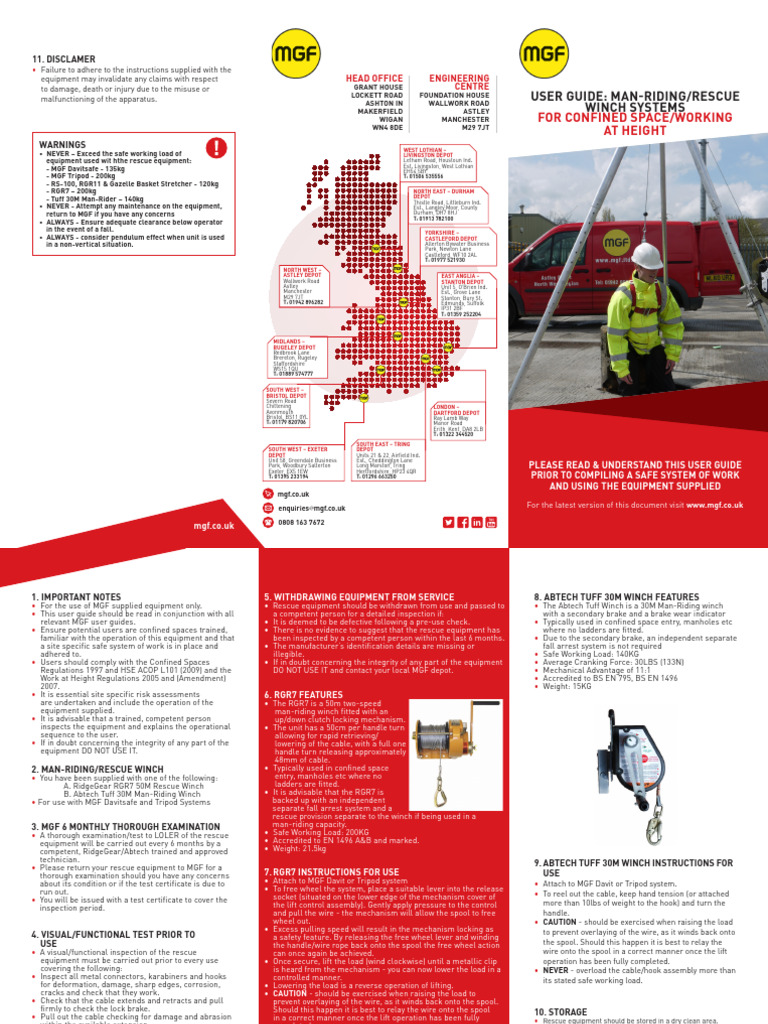 Man Riding Rescue Winch System | PDF | Manufactured Goods