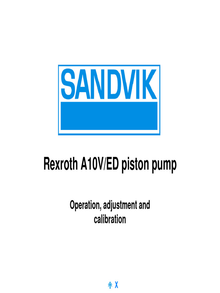 A10VO ED Piston Pump | Download Free PDF | Pump | Calibration A10VO ED Piston Pump | Download Free PDF | Pump | Calibration