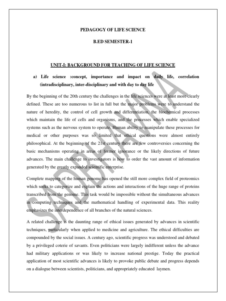 PEDAGOGY-OF-LIFE-SCIENCE-0 in | PDF | Science | Learning