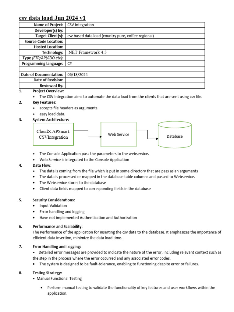 CSV Data Load Jun 2024 v1 | PDF | Command Line Interface | Databases