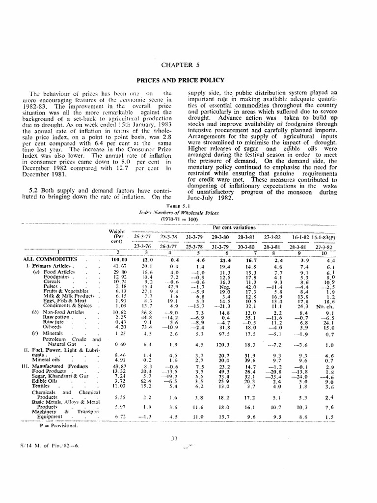 5 Prices and Price Policy | PDF