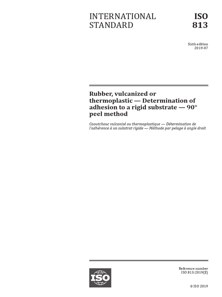 ISO-813-2019-Adhesion Test | PDF | International Organization For ...