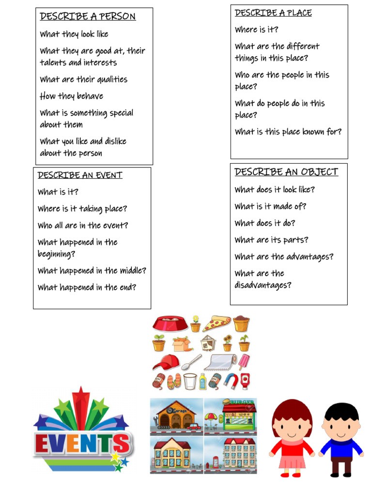 Describe Boxes and Pictures | PDF | Sports & Recreation