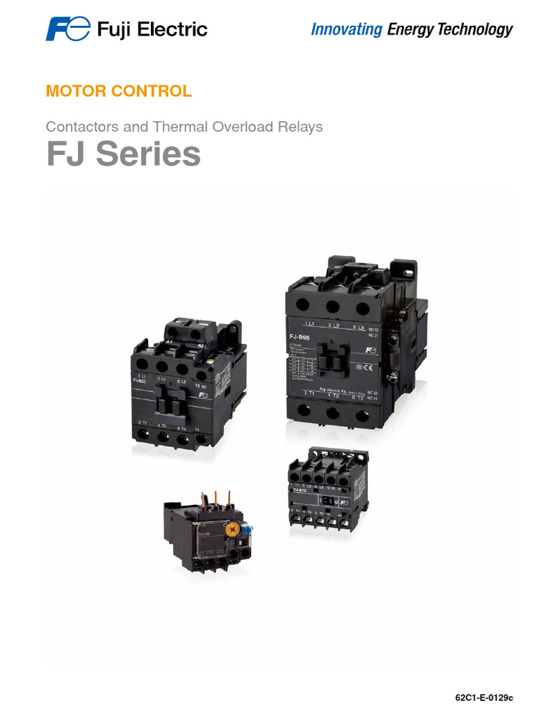 Fuji Electric Contactor FJ Series Full Catalog - V1 | PDF | Mains ...