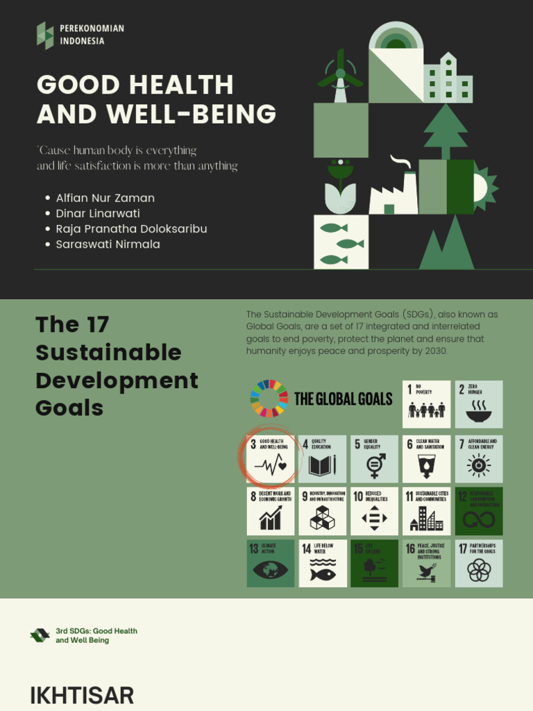 3rd Goals of SDGs - Good Health and Well-Being | PDF