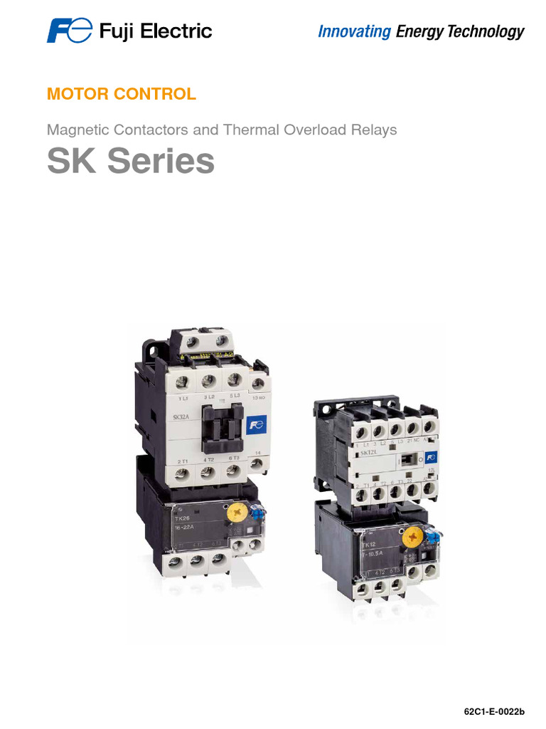 05 Contactor SK Series Full Catalog | PDF | Relay | Electric Motor