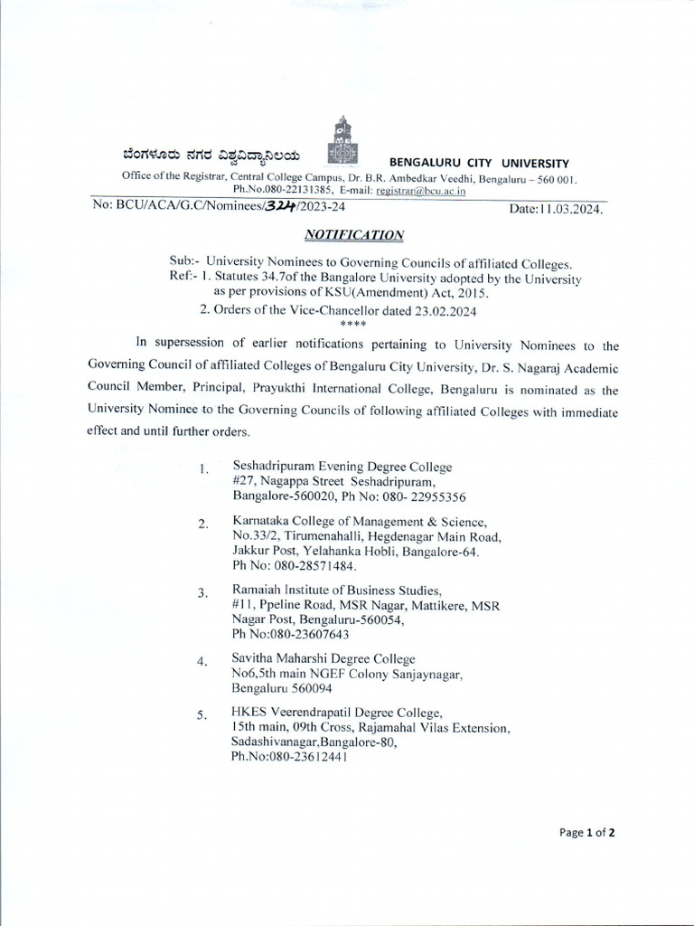 GC - Dr. S Nagaraj | PDF