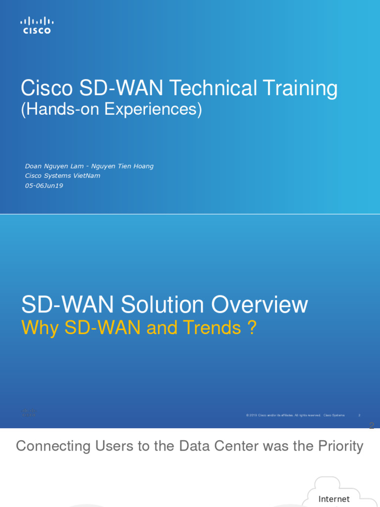 Cisco Sdwan | PDF | Virtual Private Network | Ip Address