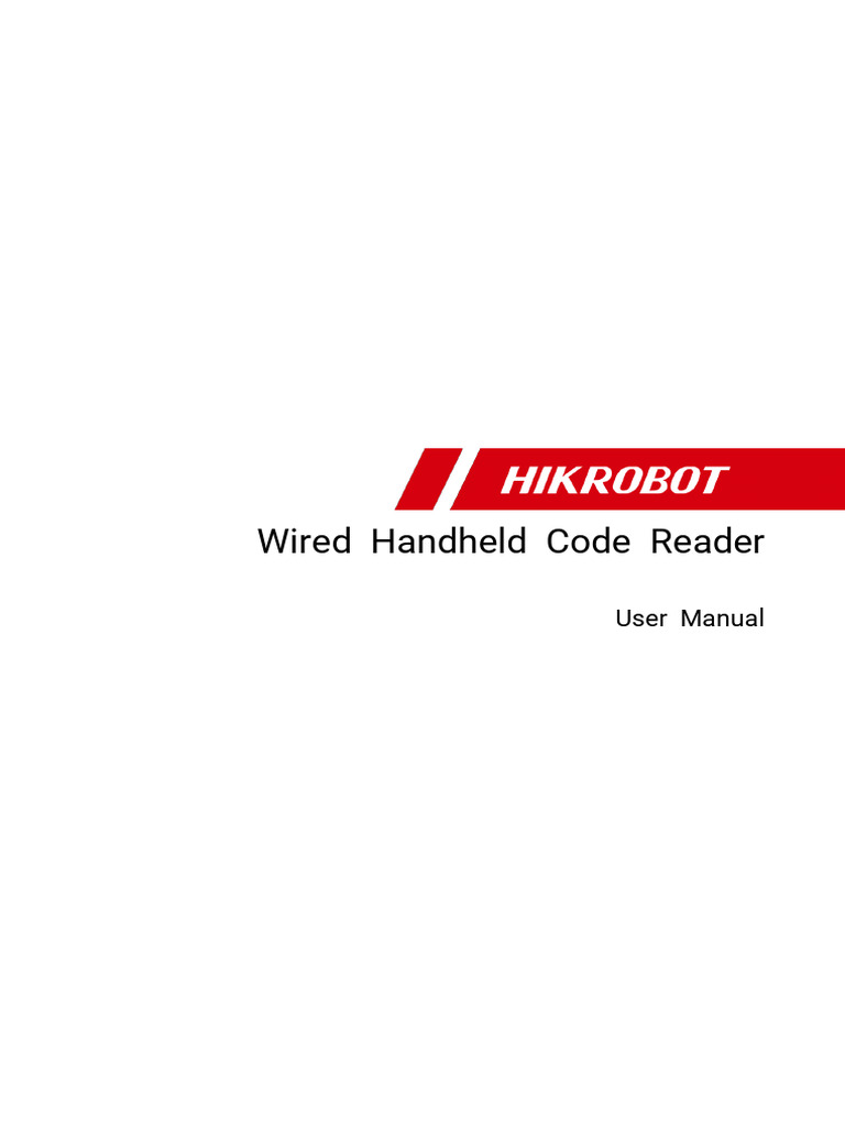 UD32801B - Wired Handheld Code Reader User Manual - V2.2.0 - 20230403 ...