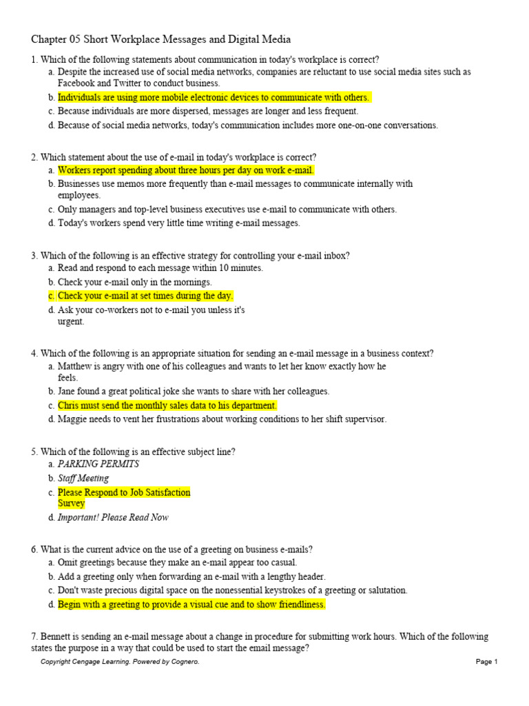 Chapter - 05 - Short - Workplace - Messages - and - Digital - Media ...