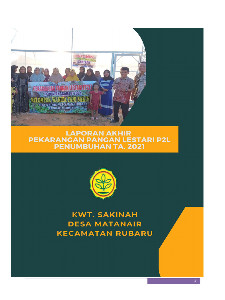 Laporan Akhir P2L KWT - Sakinah | PDF
