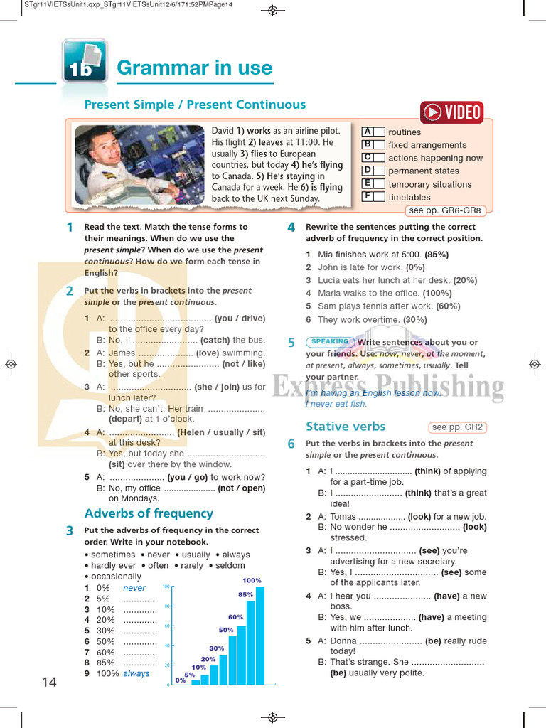 11 U1 Grammar | PDF | Grammatical Tense | Grammar