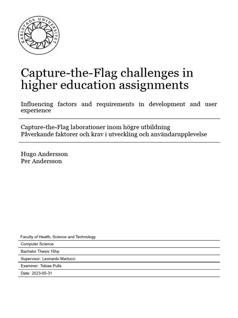 Capture the Flags _2 | PDF | Computer Science | Software Engineering