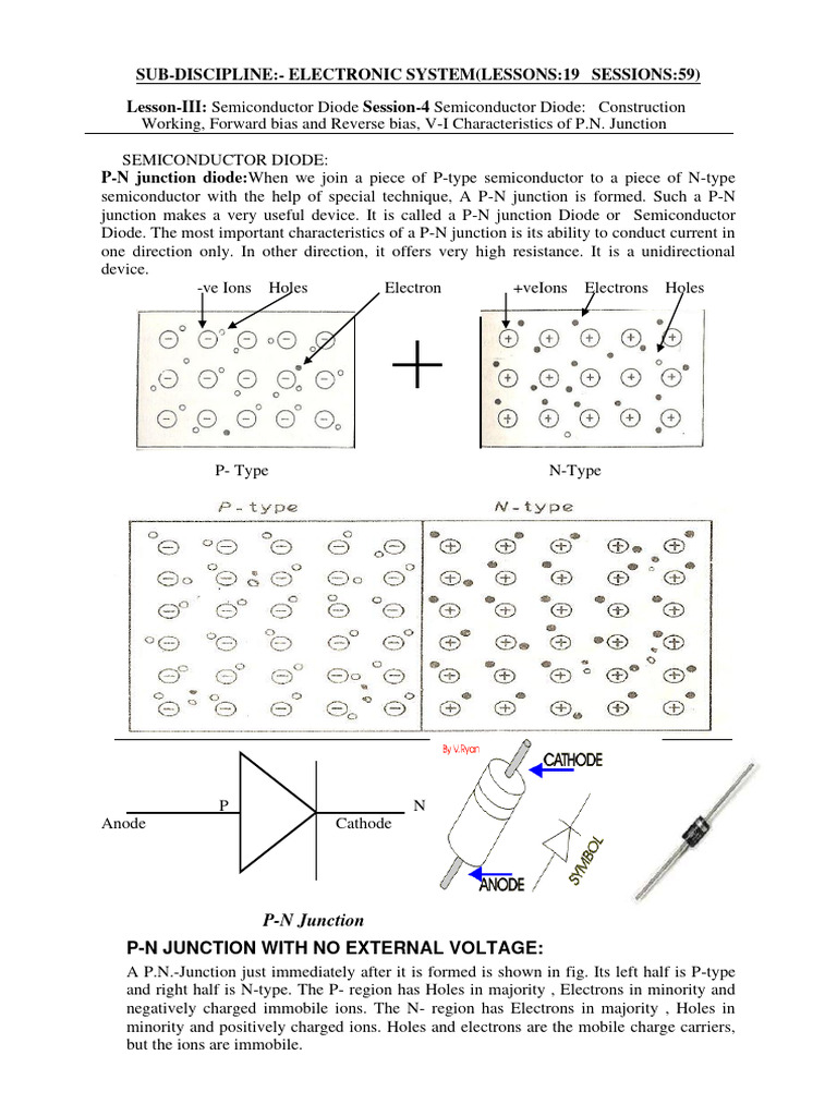 Elect&Enc | PDF | P–N Junction | Rectifier