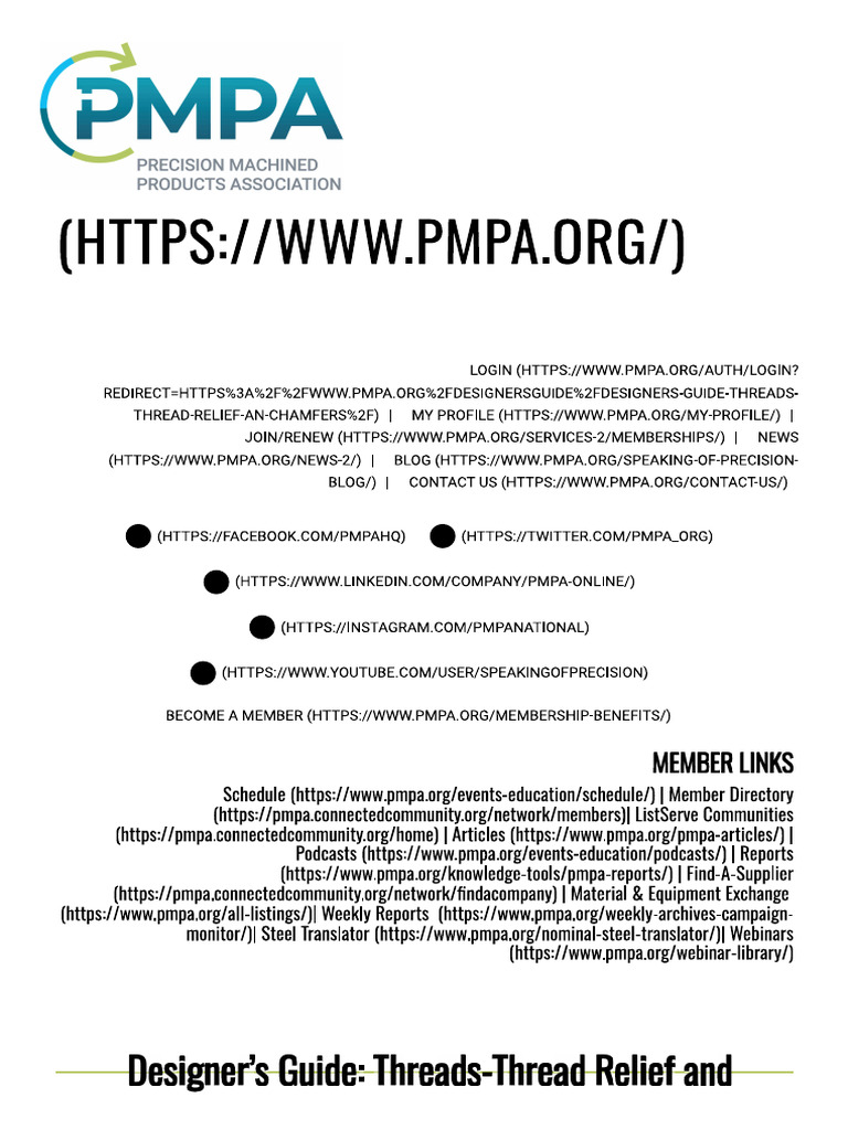 Thread Design Guidelines | PDF