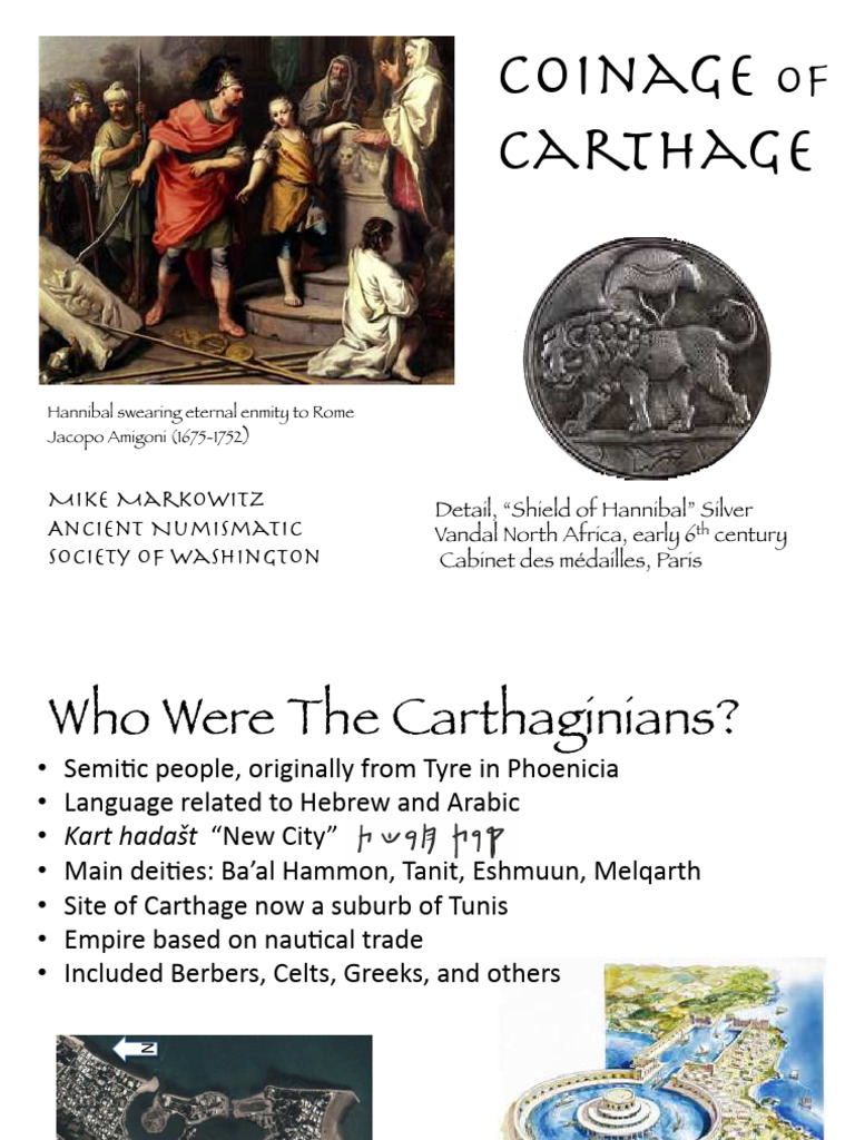 The Coinage of Carthage an Introduction | PDF | Carthage | Coins