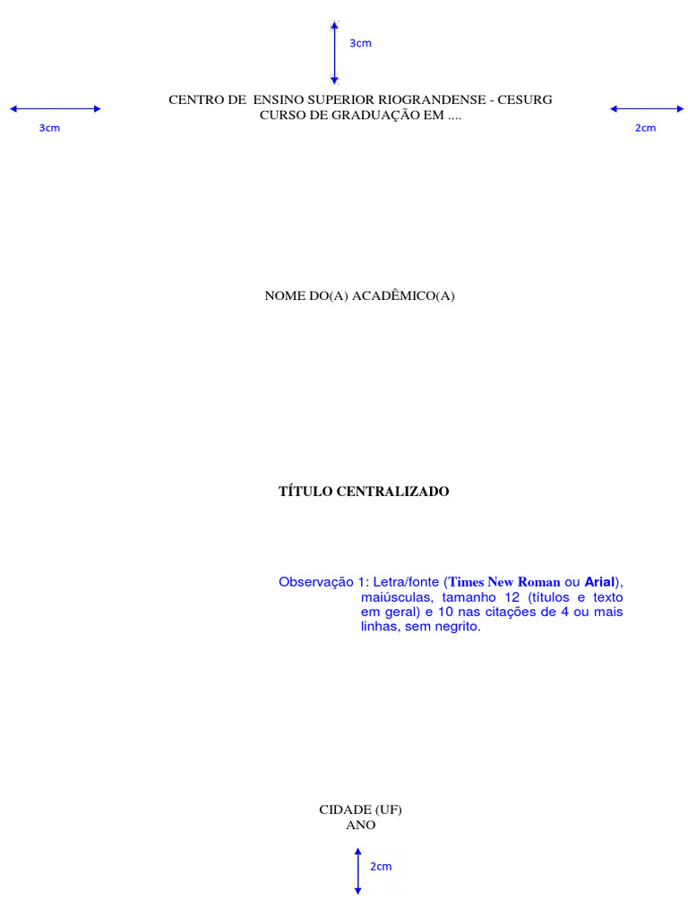 Manual de TCC | PDF | Abstract (resumo)