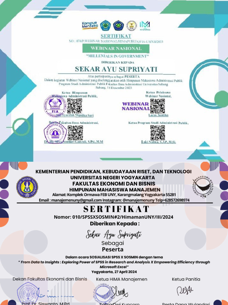 Dok Tambahan - Sekar Ayu Supriyati | PDF