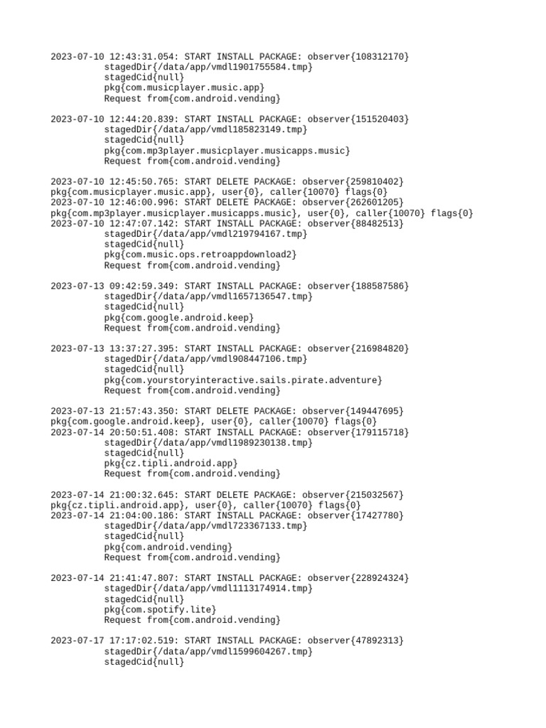 Pm Debug Info Pdf Android Operating System Multimedia 