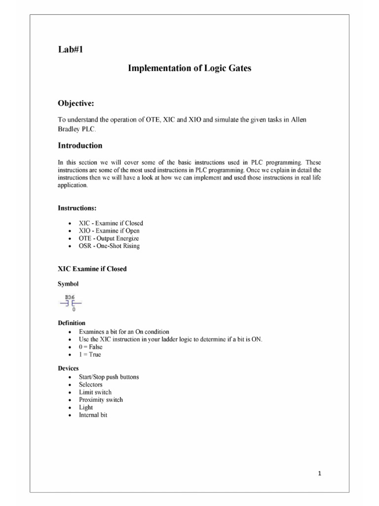 Lab 1 | PDF
