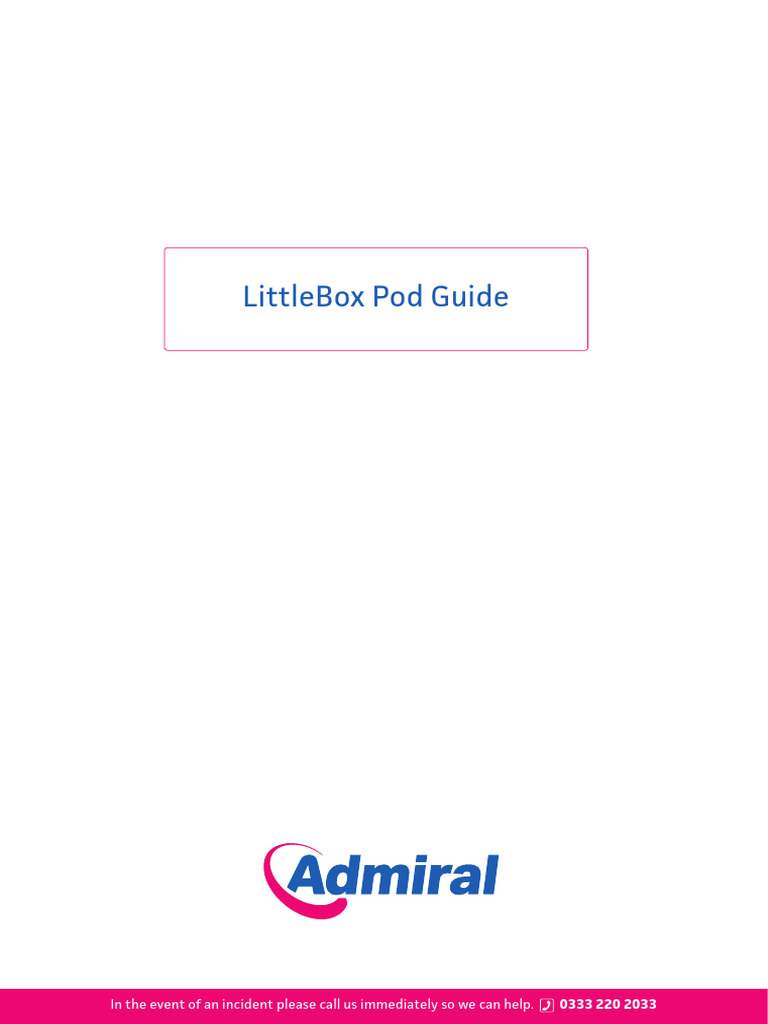 LittleBox Pod Installation Guide | PDF | Vehicle Insurance | Insurance