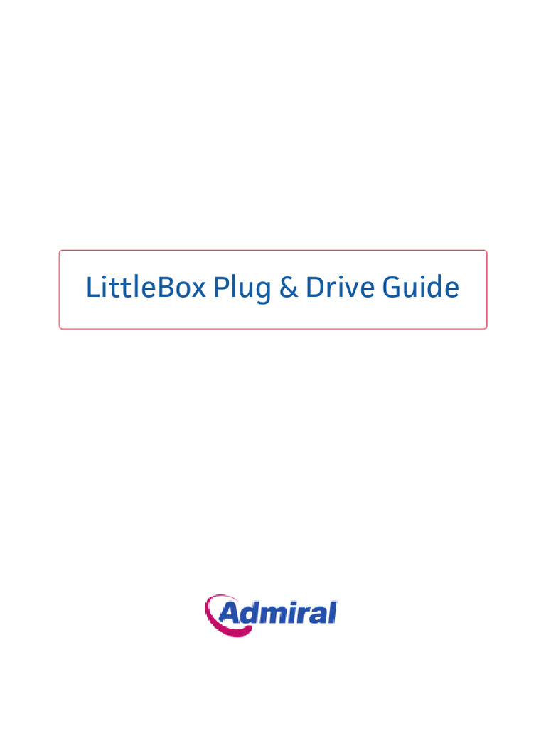 LittleBox Plug & Drive Installation Guide | PDF | Vehicle Insurance ...