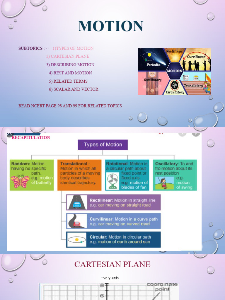 Motion Class 9 PPT Dav CMC | PDF | Speed | Velocity