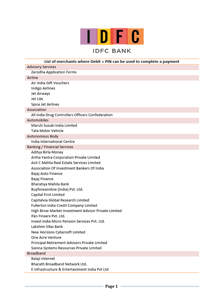 Merchant List | PDF | Business