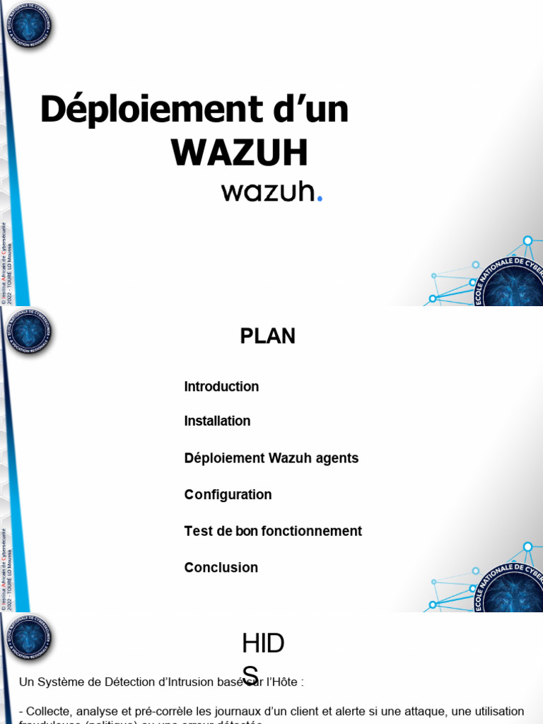 Déploiement et configuration de Wazuh | PDF | Machine virtuelle ...