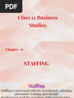 Staffing - Business Studies Class 12 Notes, Ebook Free PDF Download ...