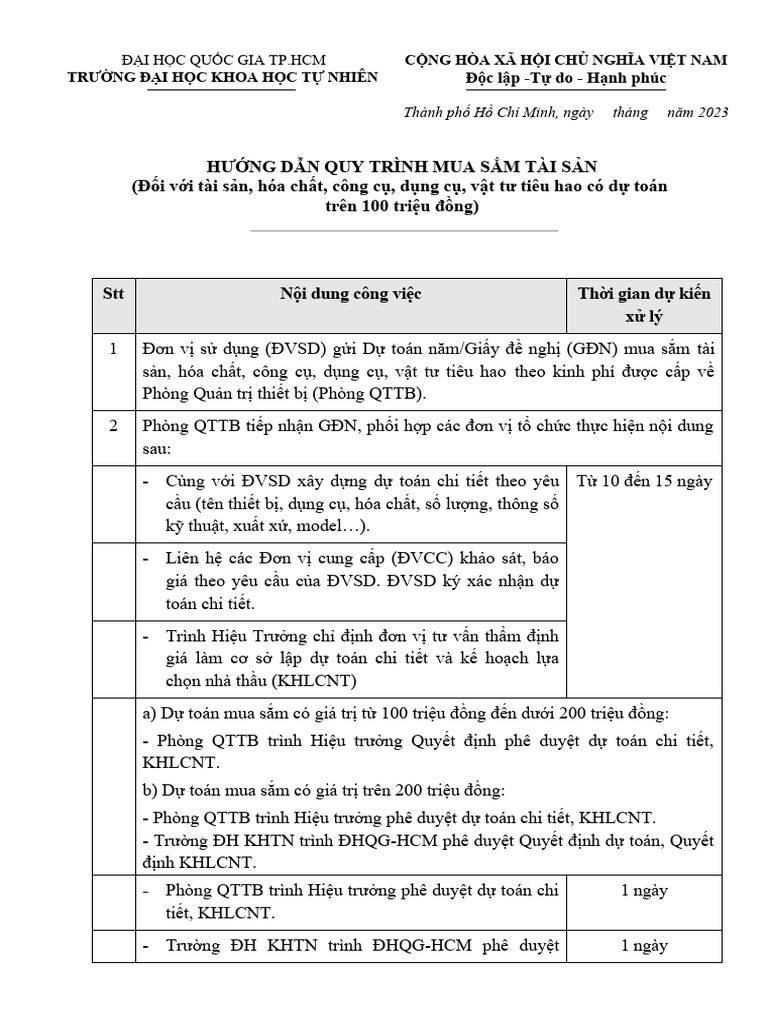 7.2023 Huong Dan Mua Sam Tai San Tren 100 Trieu 1 | PDF