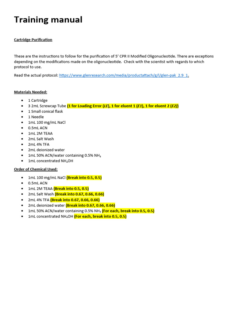 TEAA Buffer Preparation and Purification | PDF | Buffer Solution | Ph