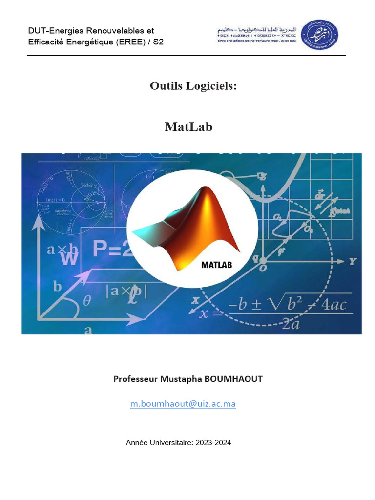 Cours MATALB - Partie I (Sections 1 2 3) | PDF | MATLAB | Programmation ...