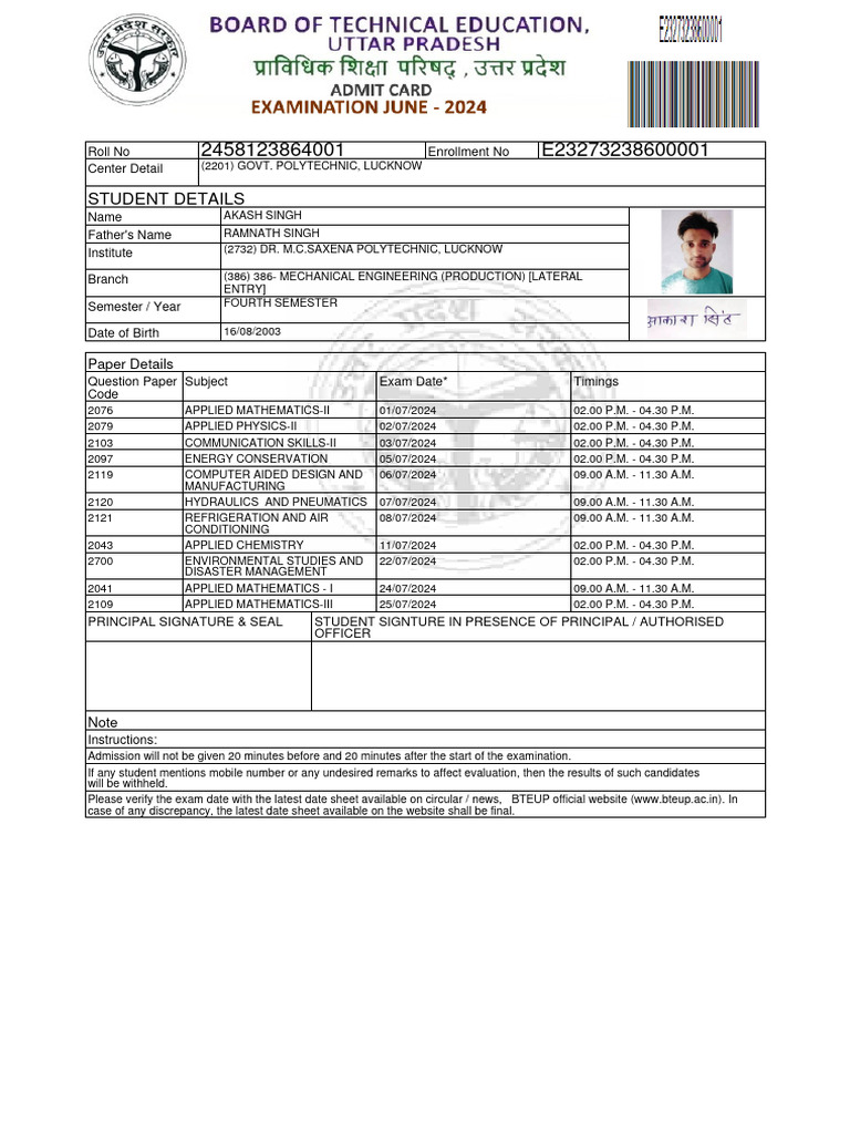 Student Details | PDF