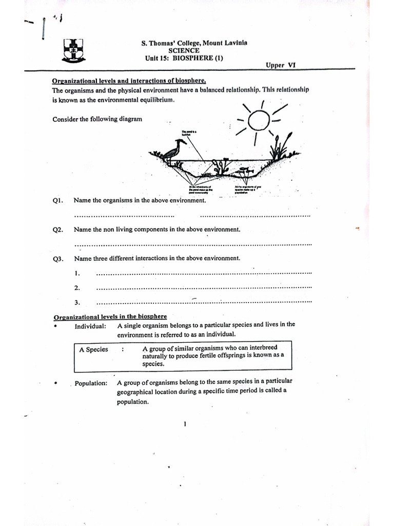Biosphere 1 & 2 E | PDF