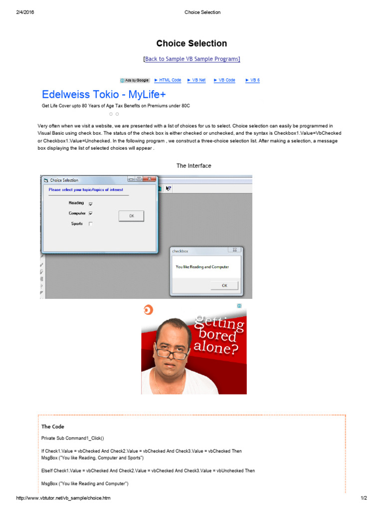 Choice Selection | PDF | Computer Science | Software Development