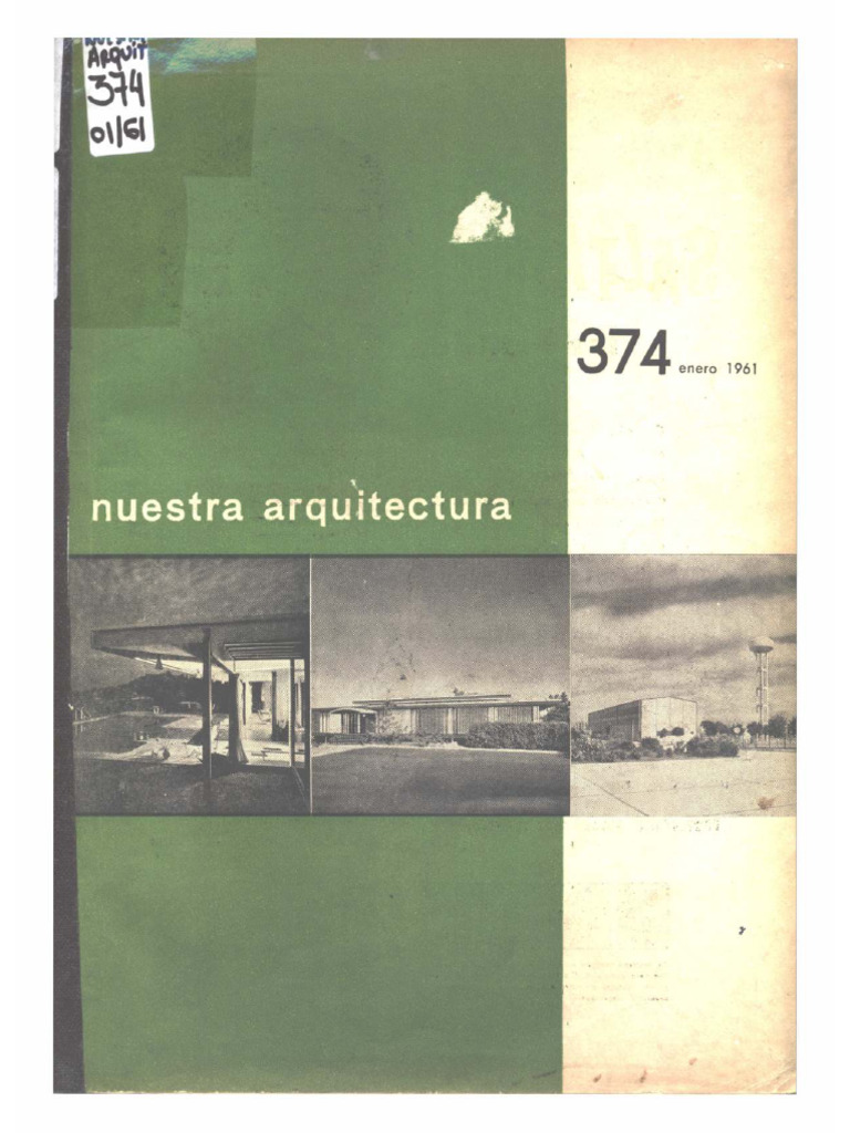 NUESTRA ARQUITECTURA - número 374 - enero 1961.pdf | PDF